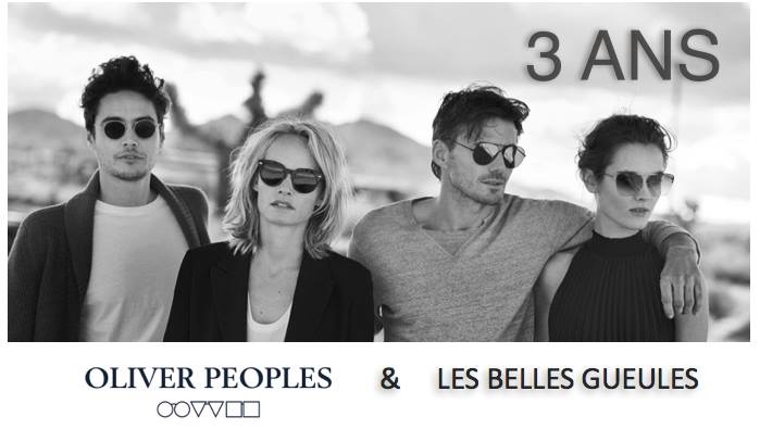 Les Belles Gueules fêtent leurs 3 ans avec Oliver Peoples ! - Les ... Les Belles Gueules fêtent leurs 3 ans avec Oliver Peoples ! - Les ...